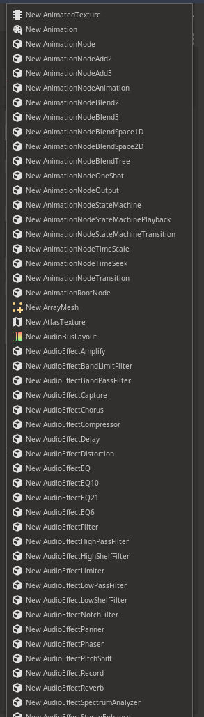 Reorganize the resource picker and add search · Issue #3333 · godotengine/godot-proposals · GitHub