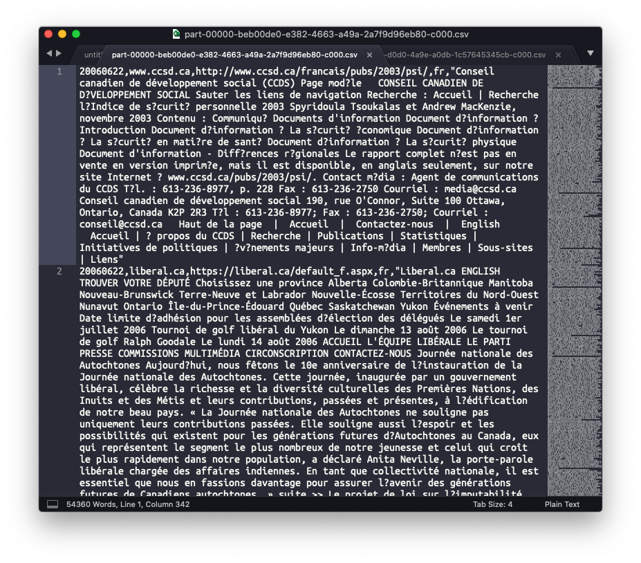 Encoding management · Issue #428 · archivesunleashed/aut · GitHub