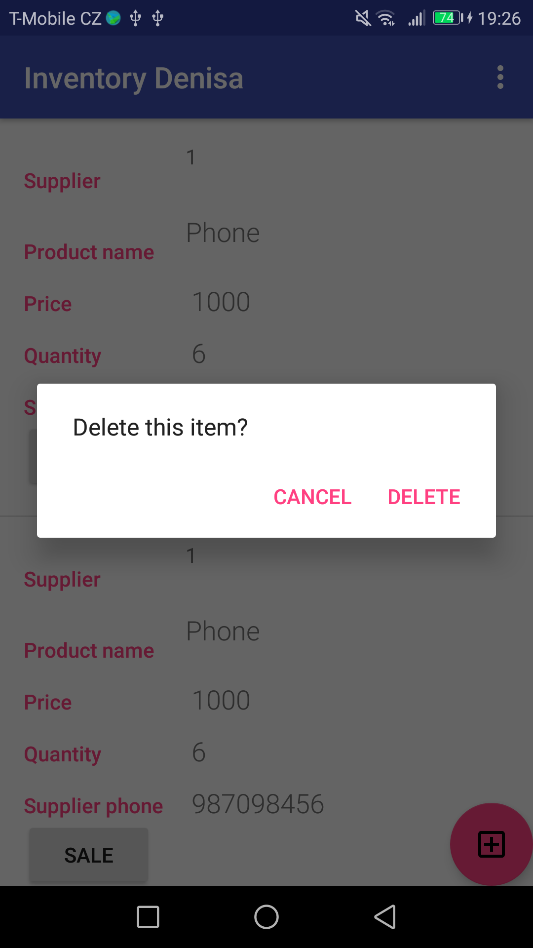 GitHub - kujade/InventoryApp: Inventory app made with Android Basics ...