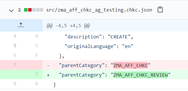 JSON highlighter in diffs is missing · Issue #5318 · abapGit/abapGit · GitHub