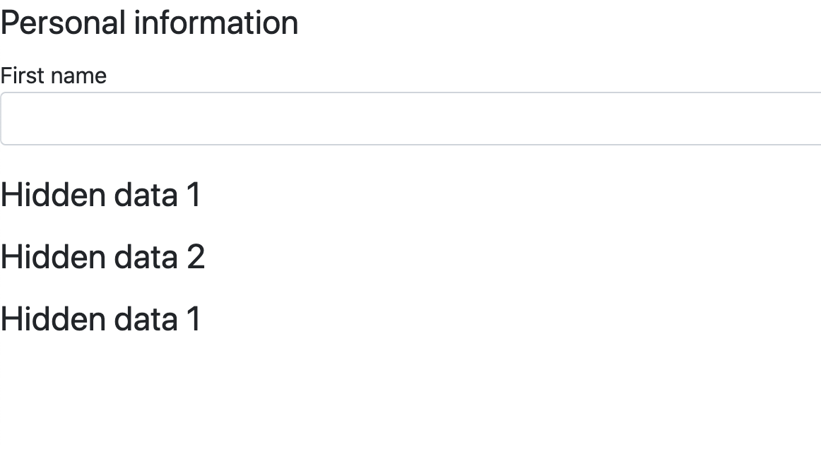 fieldset with no field, do to visibleIf are still showing · Issue #337 · guillotinaweb/ngx ...