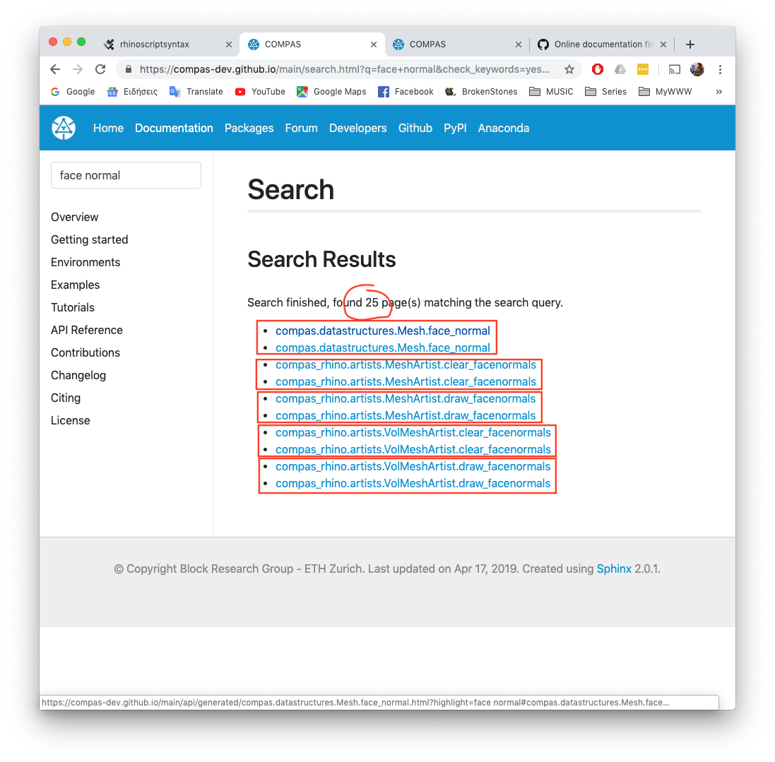 Online documentation finds matches but returns nothing · Issue #279 ...