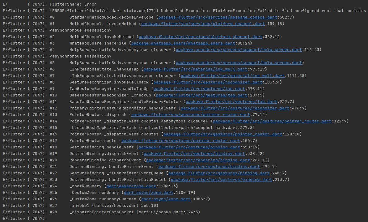 Platform Exception: failed to find configured root · Issue #8 · Amitpatil215/whatsapp_share · GitHub