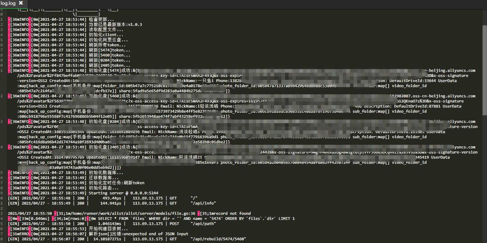 启动正常，重建目录出错 · Issue #101 · AlistGo/alist · GitHub