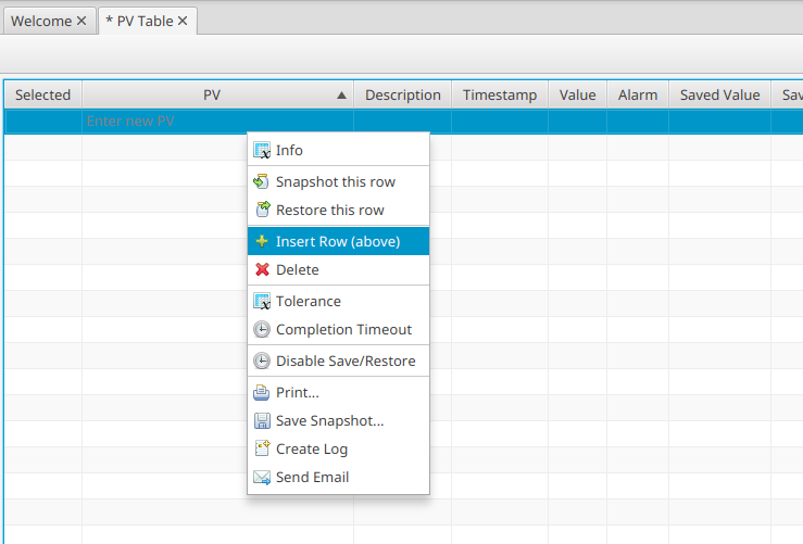 PV Table -> Right click -> Insert Row doesn't work with empty table · Issue #2348 ...