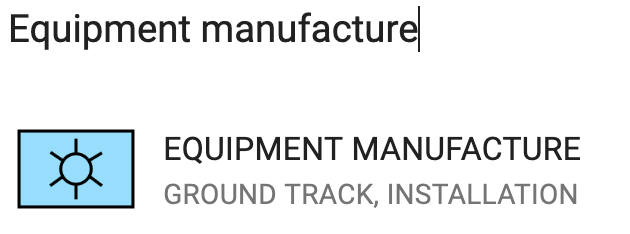 Installation symbols are rendered without the 'installation indicator ...