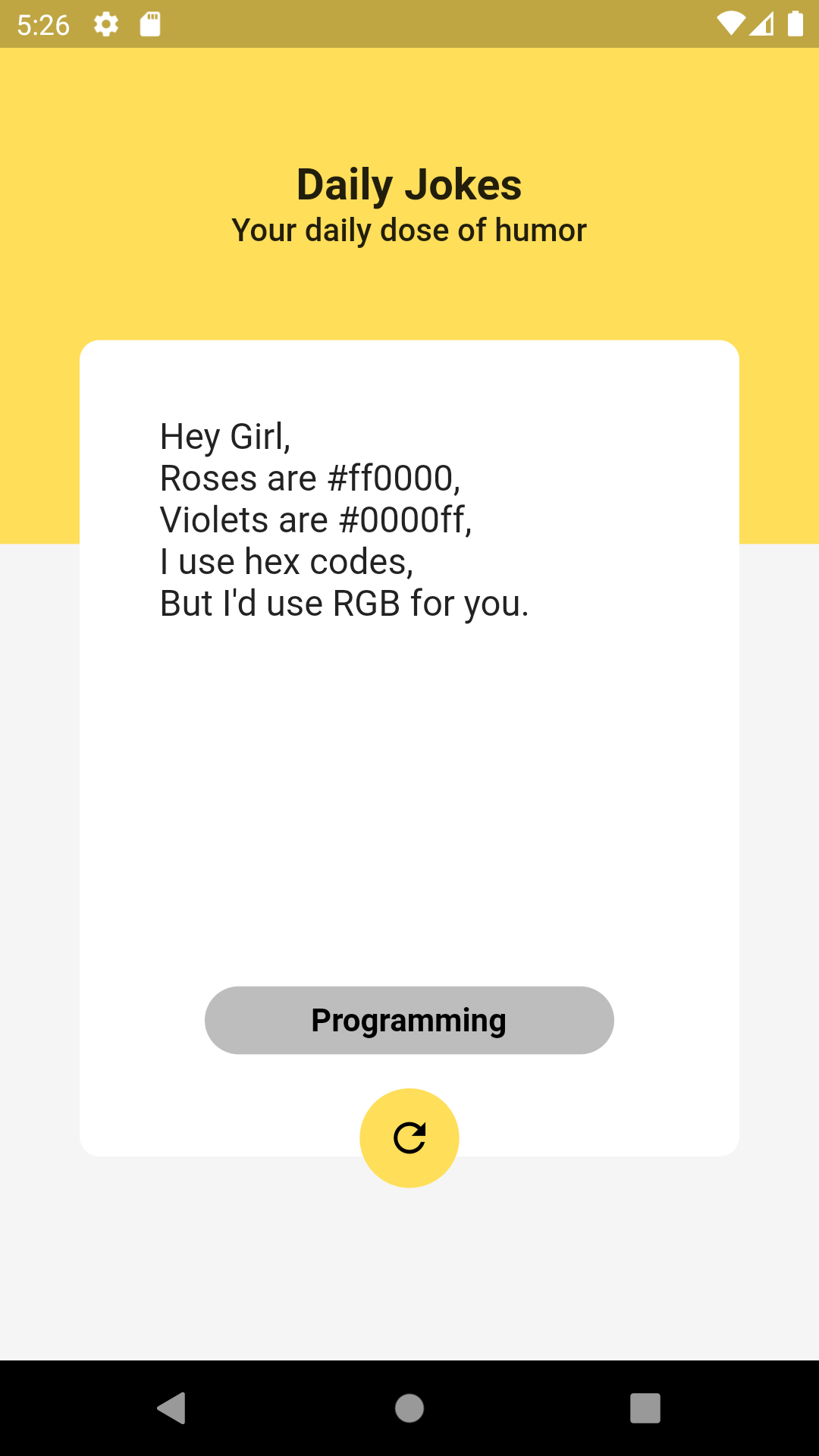 GitHub - andrella30/Daily-Jokes-App