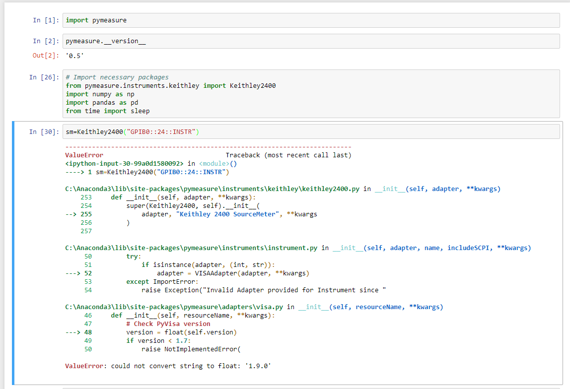 Connecting To Instrument · Issue 134 · Pymeasure Pymeasure · Github