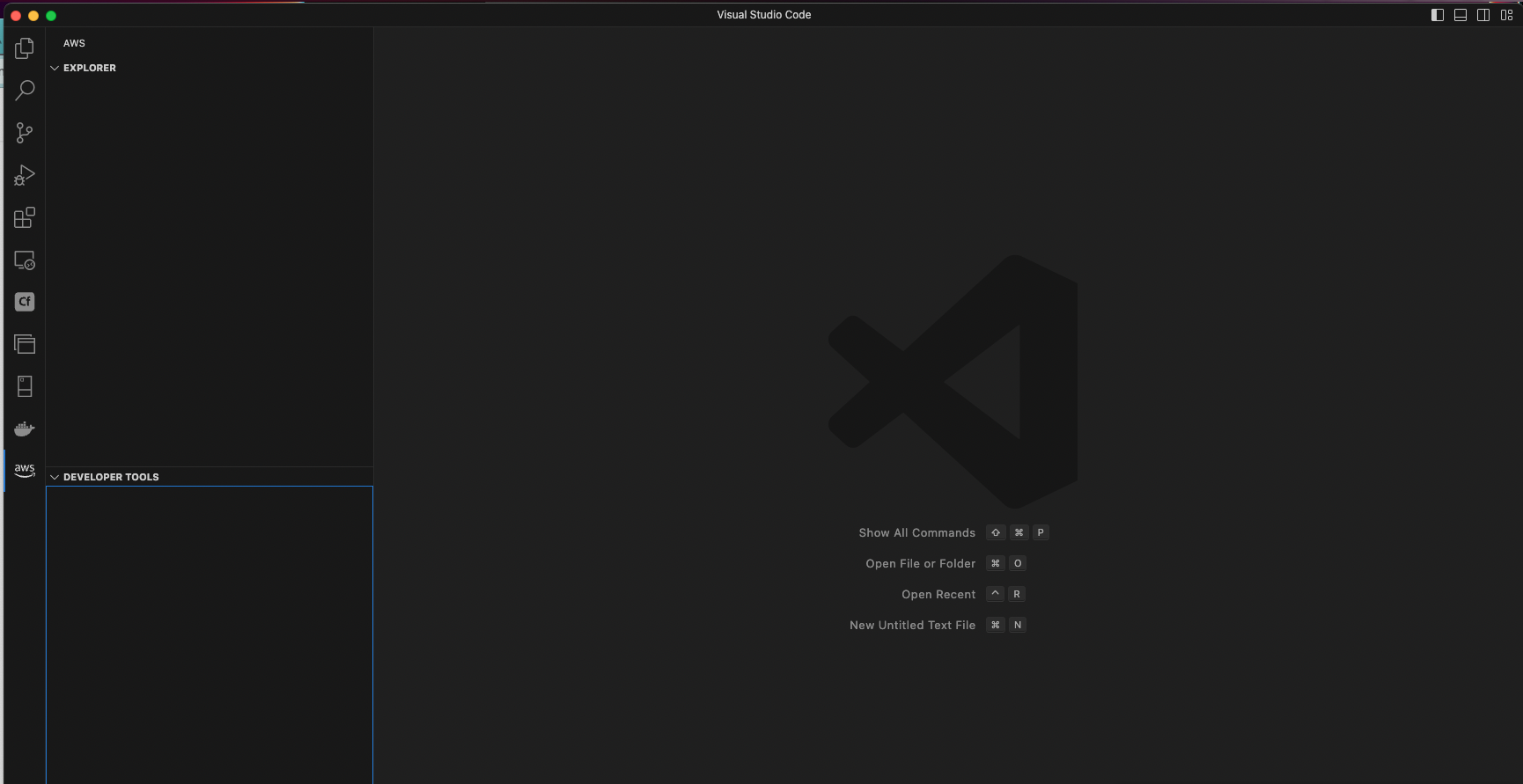 Aws Toolkit Developer Tools And Explorer Section Are Not Working · Issue 3647 · Awsaws Toolkit
