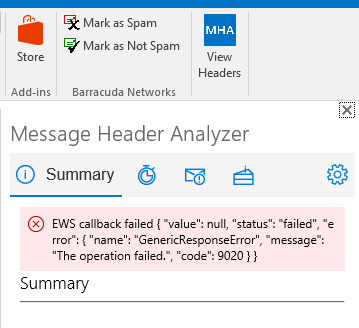 GenericResponseError 9020 From EWS · Issue #80 · microsoft/MHA · GitHub