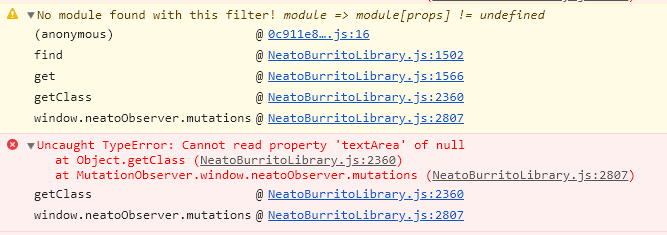 [Bug] NeatoBurritoLibrary Errors · Issue #128 · Metalloriff ...