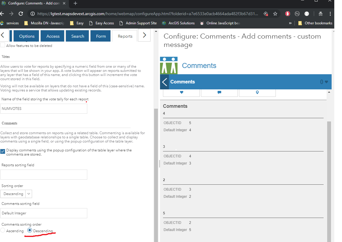support sorting comments asc or desc · Issue #356 · Esri/crowdsource-reporter · GitHub