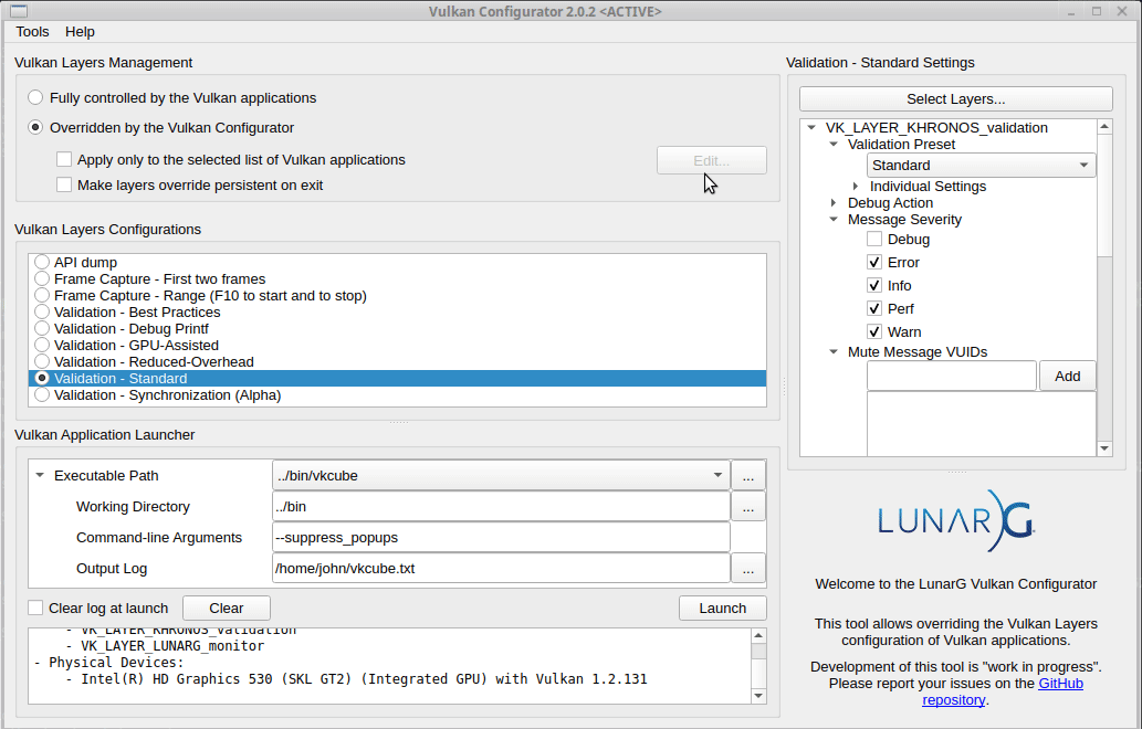 vkconfig: relative and full paths mixed in app override layers list · Issue #1156 · LunarG ...