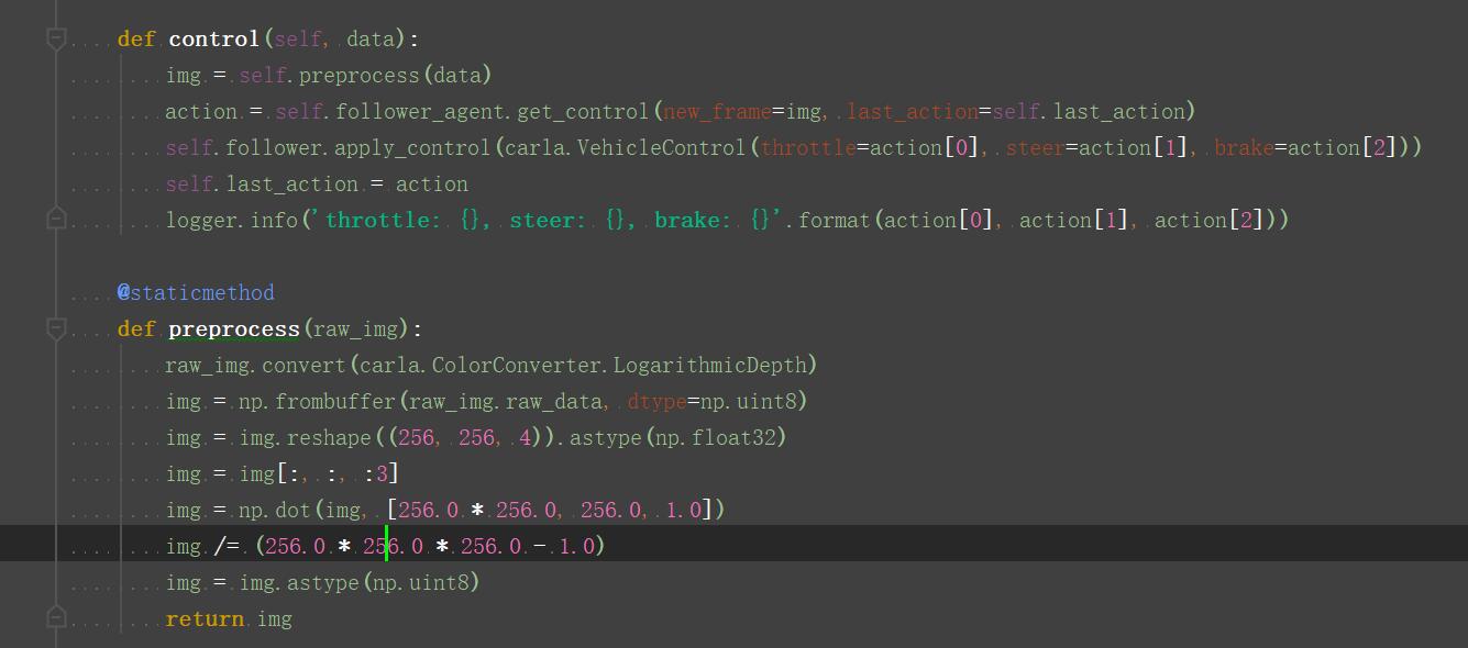 How to control a vehicle with sensor data and a policy net in real-time ...