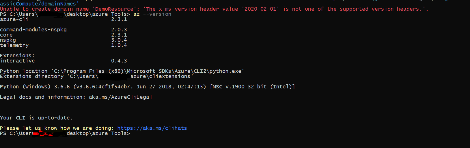 az resource create and x-ms-version · Issue #12721 · Azure/azure-cli · GitHub
