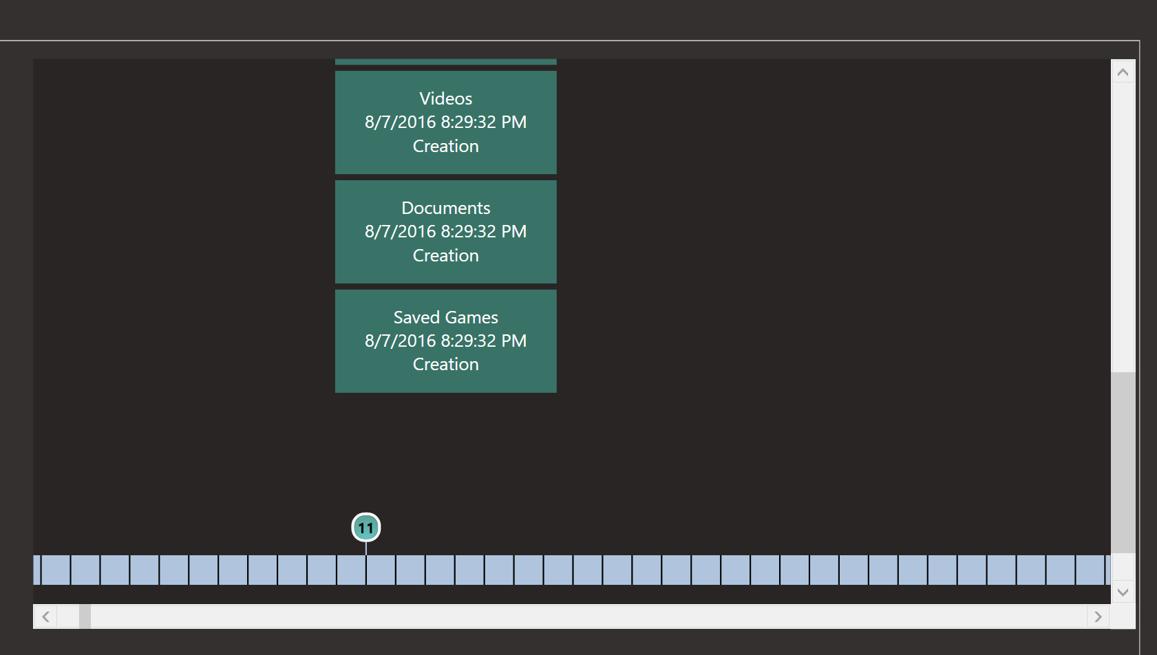 Align Information Boxes Vertically Going Bottom Up Issue 244