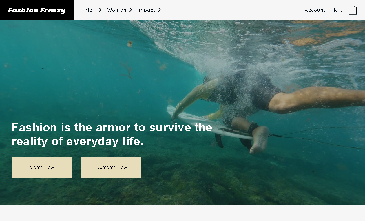 GitHub - proxy0359/Fashion-Frenzy: Ecommerce project