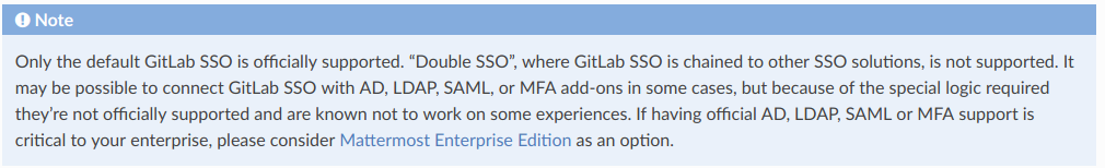 Creating user through GitLab sign on fails - password length ? · Issue #9548 · mattermost ...