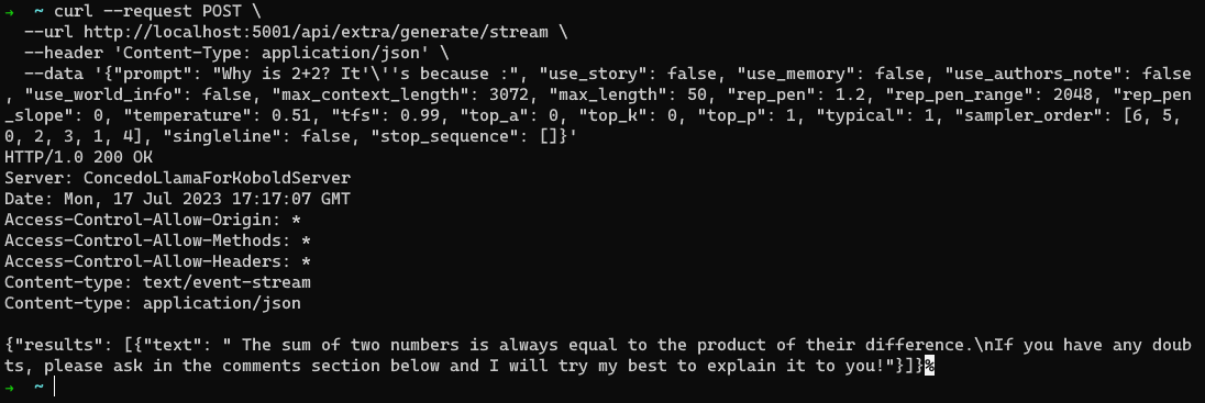 [BUG] Stream API dumps HTTP Header into body after closely consecutive requests · Issue #321 ...