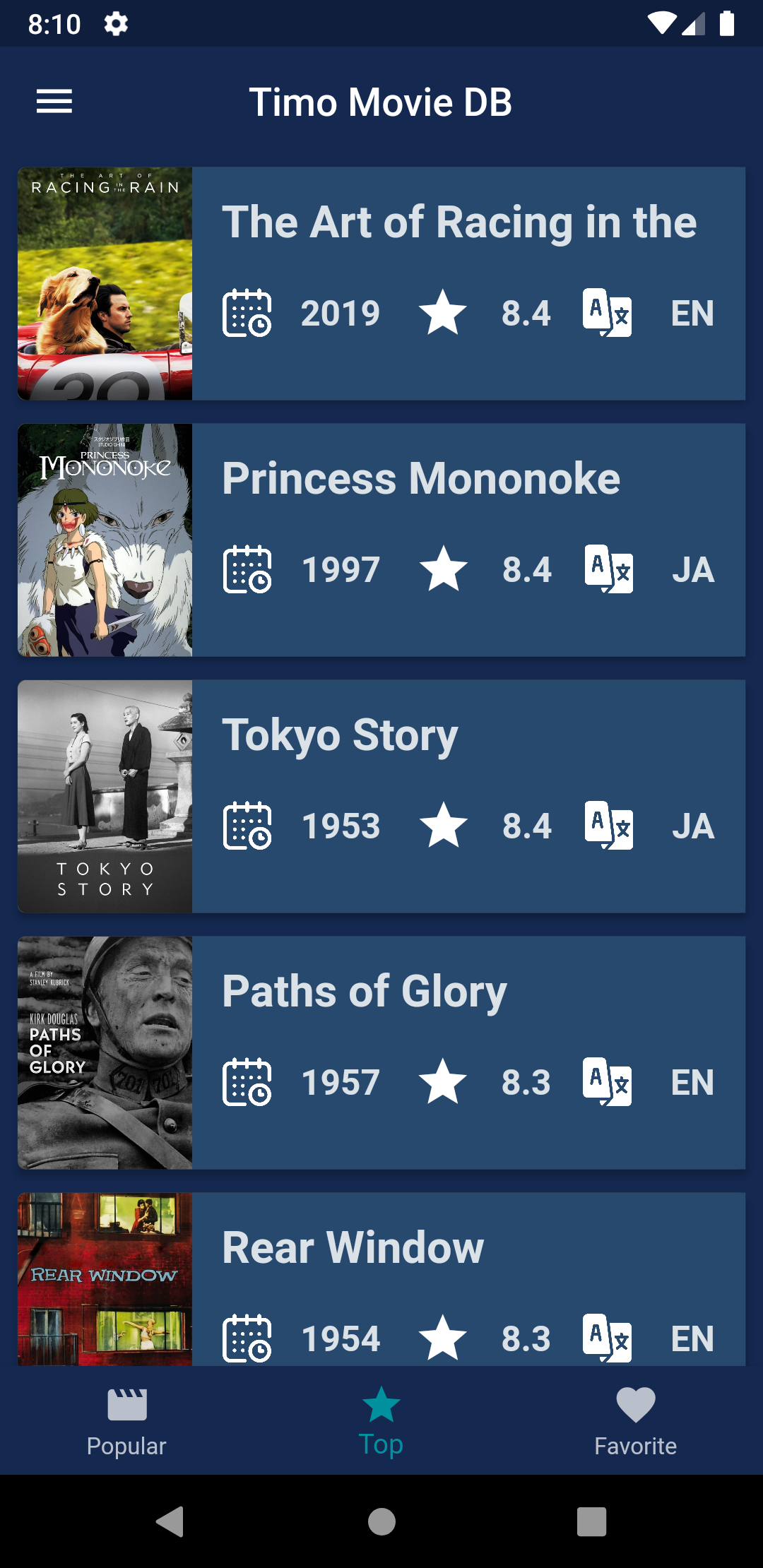 GitHub - TamerAyesh/Movie_App_Flutter_TMDb: Movie application with TMDb API to display popular ...