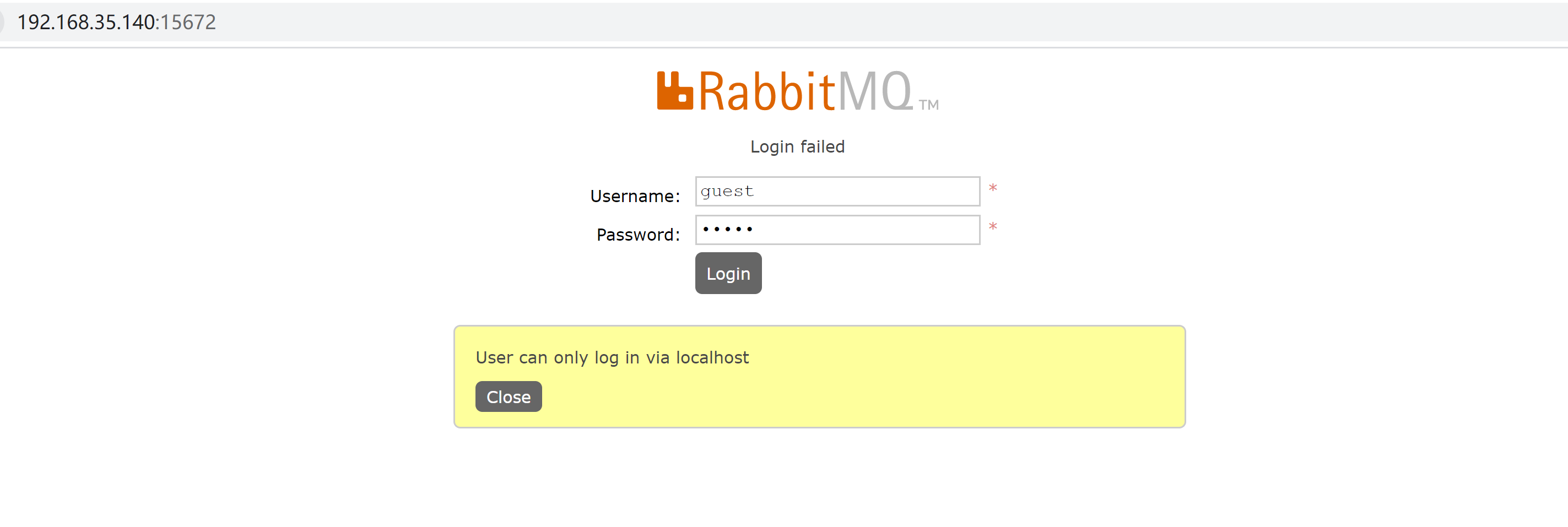 RabbitMQ: 远程登陆遇到问题 User can only log in via localhost · Issue #11 · xie-chong/interview-learn ...