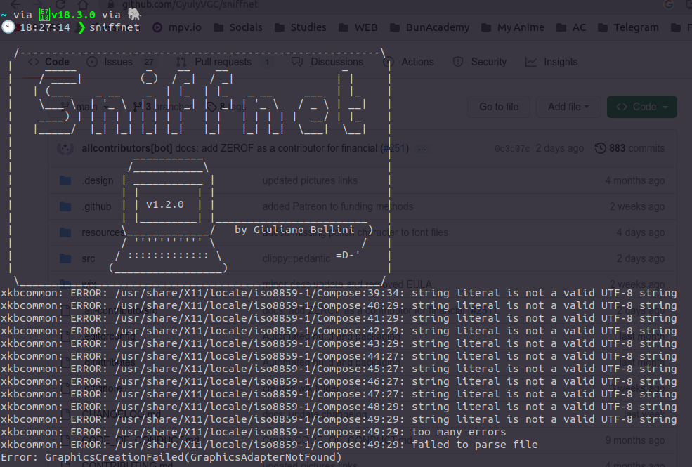 GRAPHICS CREATION FAILED · Issue #260 · GyulyVGC/sniffnet · GitHub