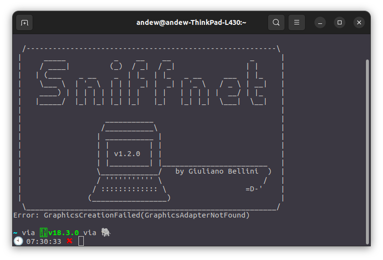 GRAPHICS CREATION FAILED · Issue #260 · GyulyVGC/sniffnet · GitHub