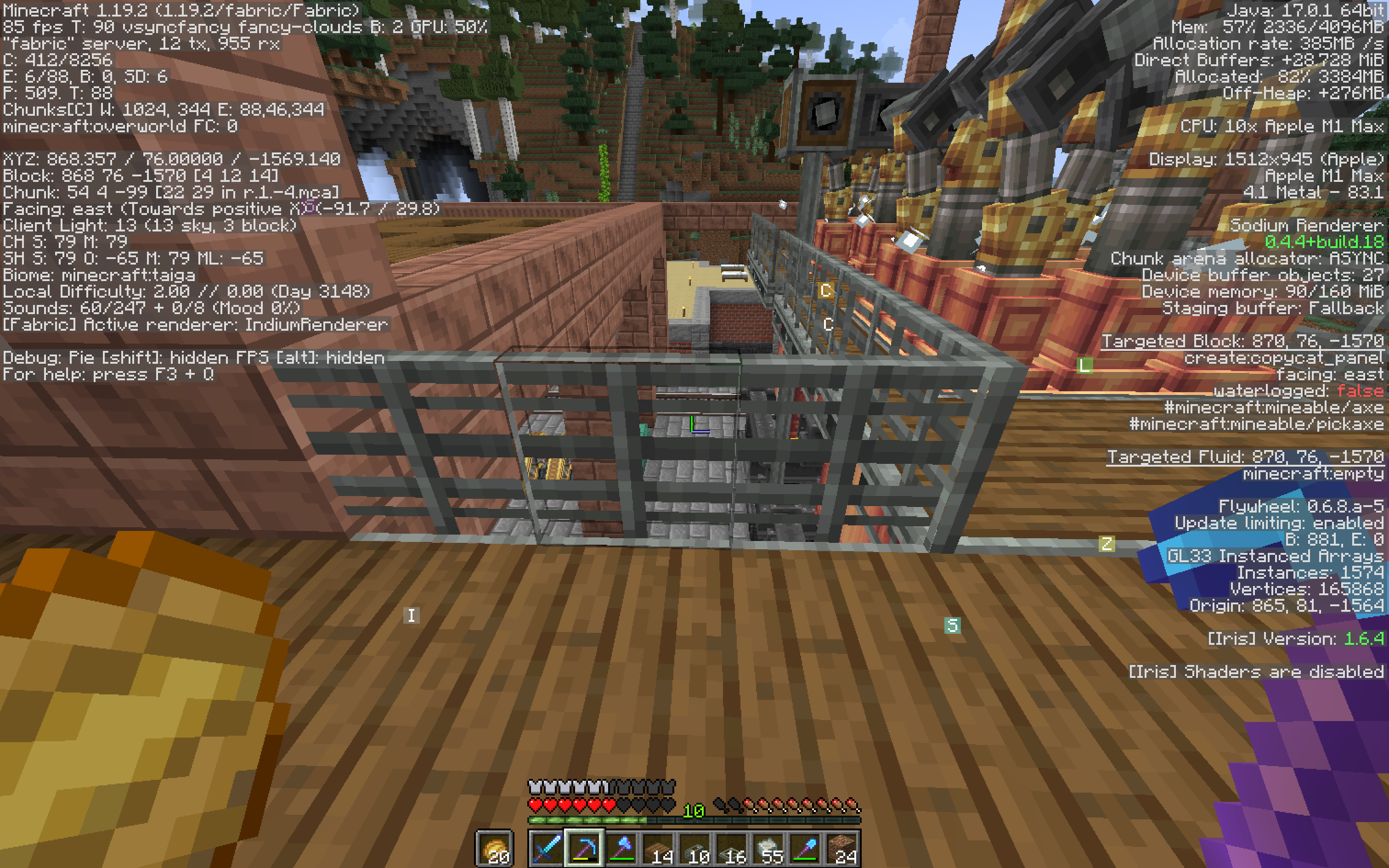 Cannot see Create copycat panels through each other except at multiple ...