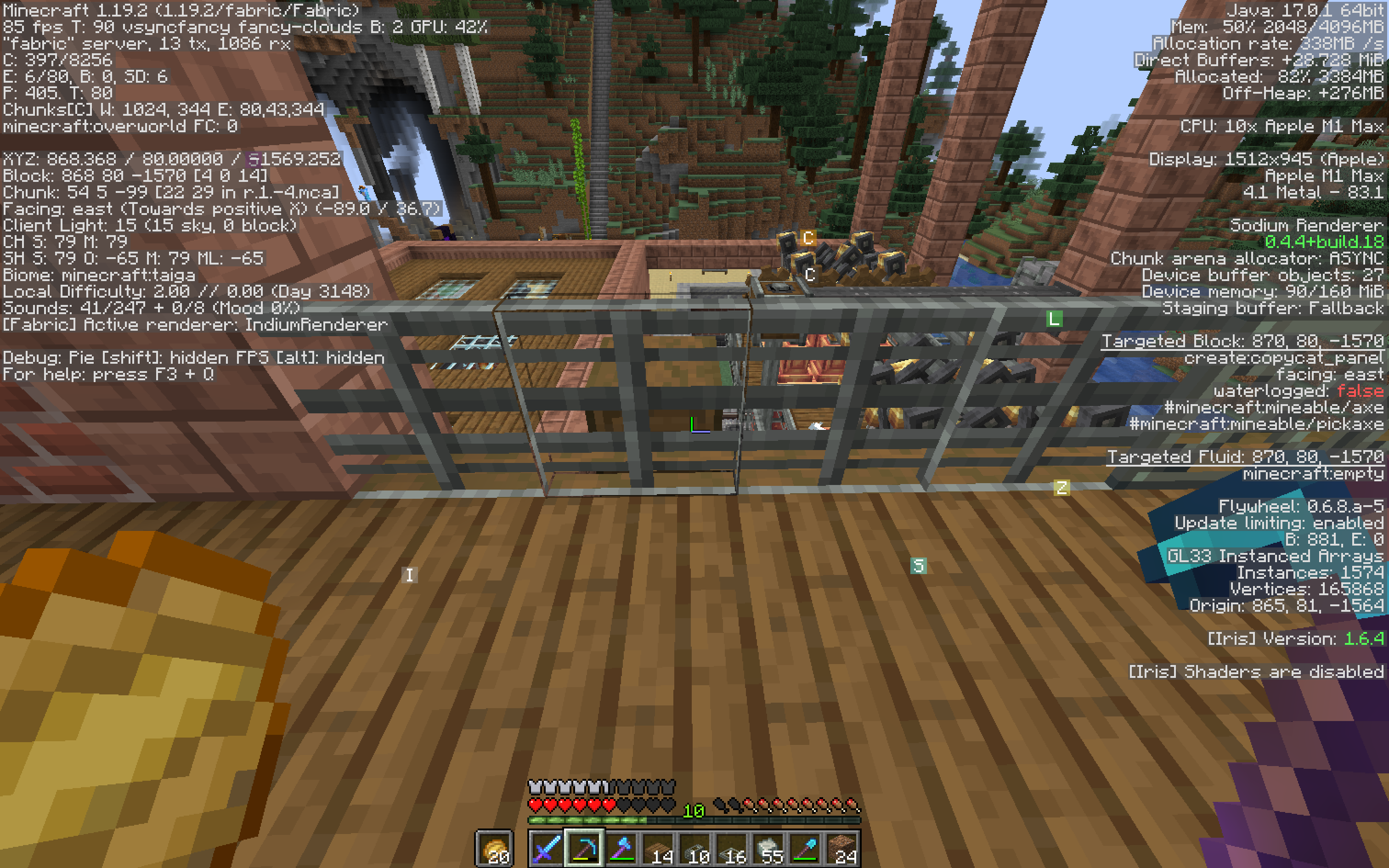 Cannot see Create copycat panels through each other except at multiple ...