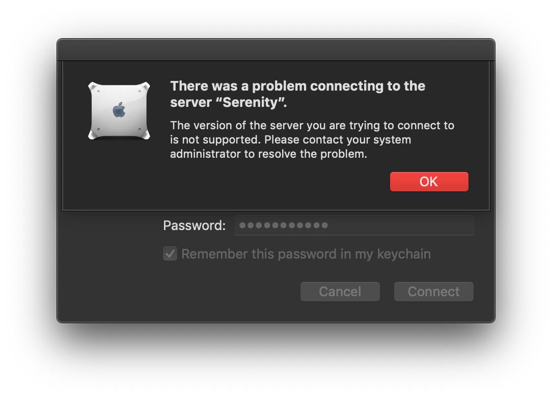 Incompatible version error when any UAMs are used · Issue #121 · Netatalk/netatalk · GitHub