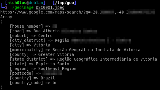 GitHub - Nickguitar/GeoImage: Get GPS info from image metadata
