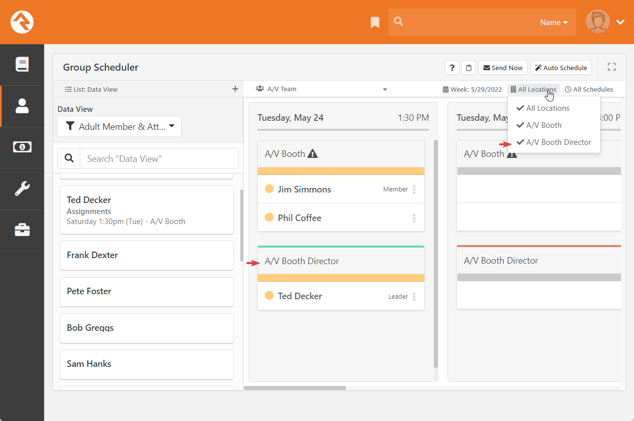 Group Scheduler not honoring roles. · Issue #4981 · SparkDevNetwork/Rock · GitHub