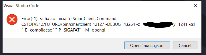 Error(-1): Falha ao iniciar o SmartClient. Command · Issue #180 · totvs ...