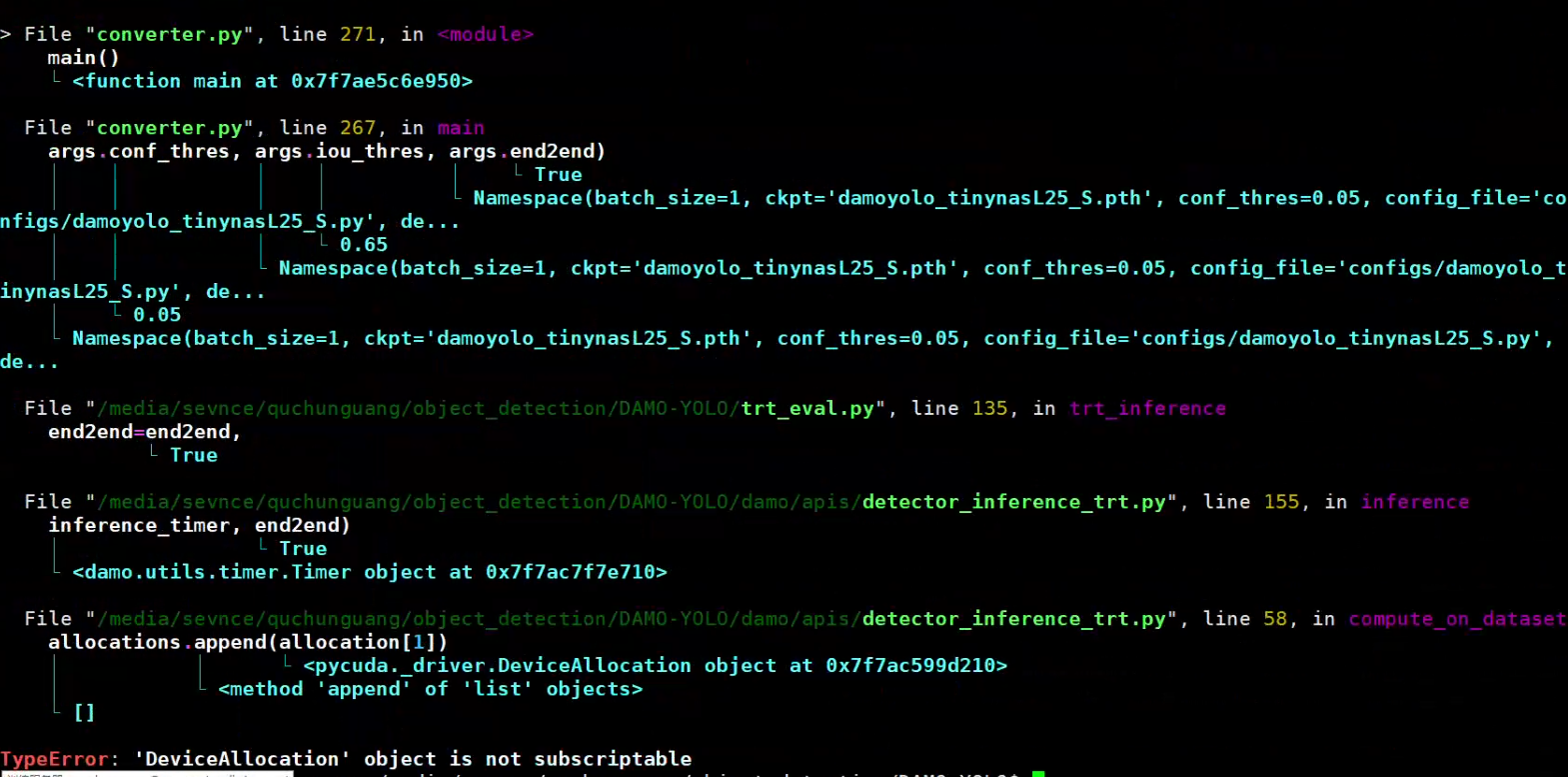 torch转tensorrt失败 · Issue #97 · tinyvision/DAMO-YOLO · GitHub