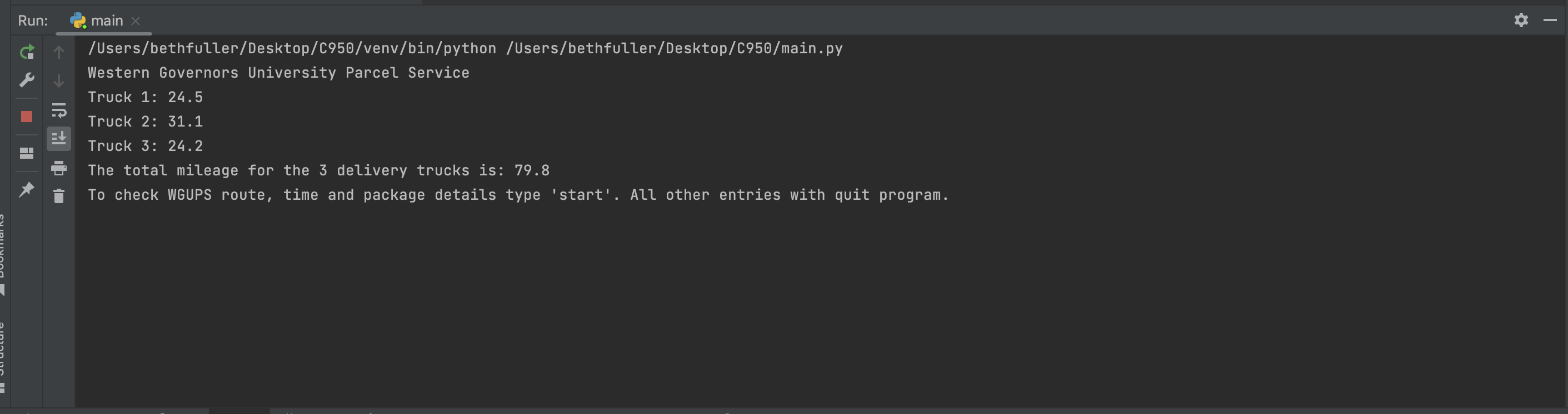 GitHub - bethdfuller/DeliveryTruckPython: Trucks use the nearest ...