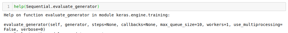 evaluate_generator() got an unexpected keyword argument 'callbacks' · Issue #13017 · keras-team ...