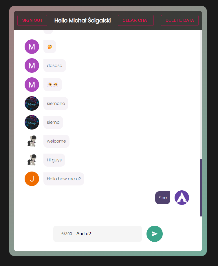 GitHub - MichalScigalski/chat-app-live