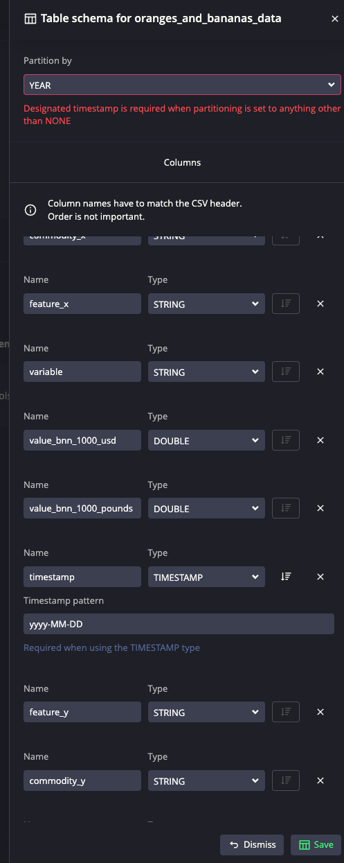 bug(ui): Cannot change partitioning when adding designated ts · Issue #3354 · questdb/questdb ...