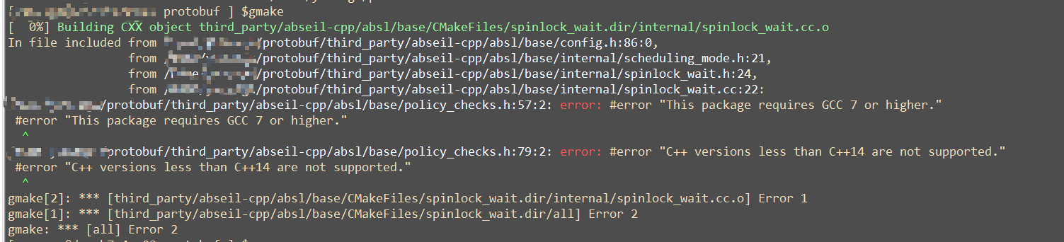 Compile latest protobuf failed on Redhat · Issue #12176 ...