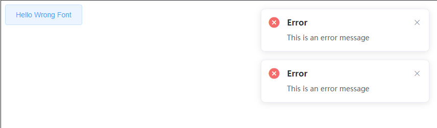[Bug Report] `ElNotification` doesn't display correct font · Issue #2604 · element-plus/element ...