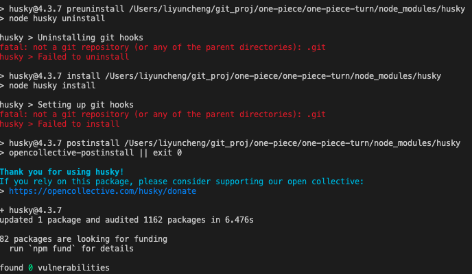 Executing Script No Responding with v4.3.0 · Issue #766 · typicode/husky · GitHub