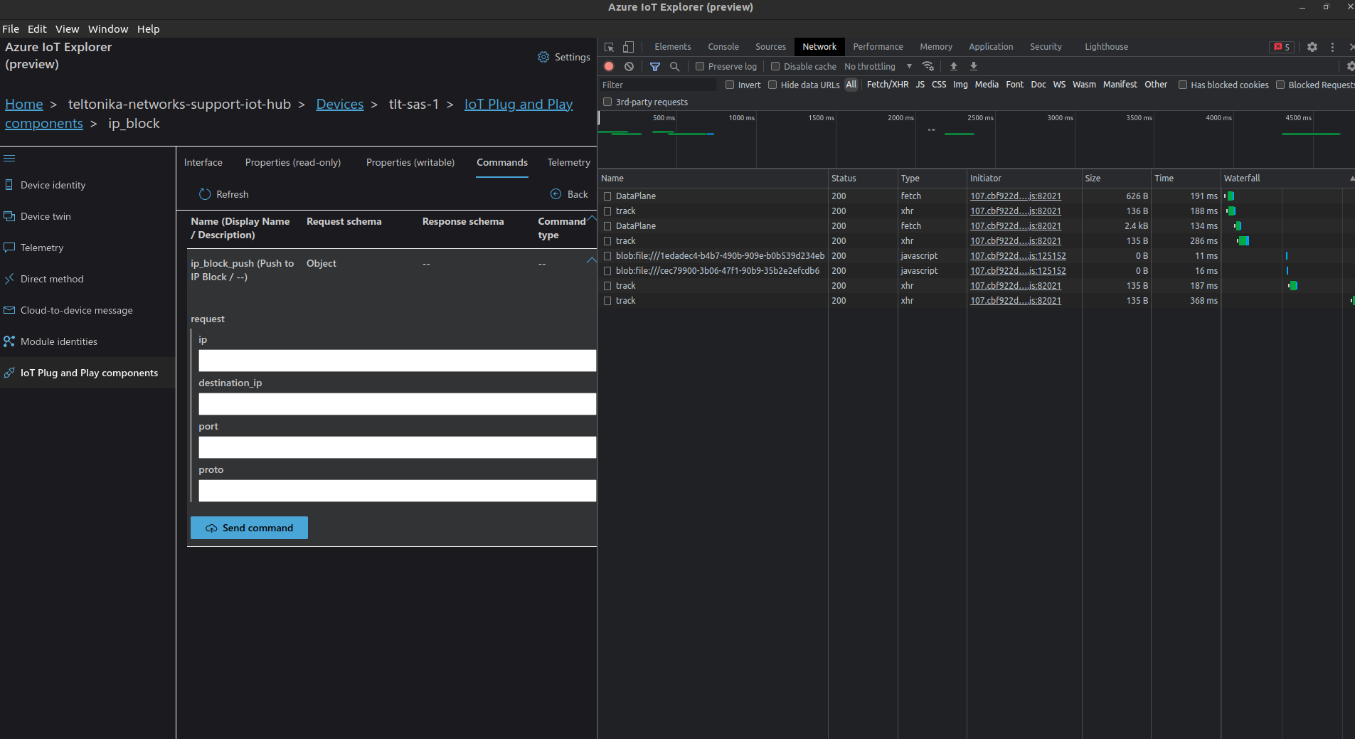 [BUG] Plug and Play Command request informational fields not rendered · Issue #638 · Azure/azure ...