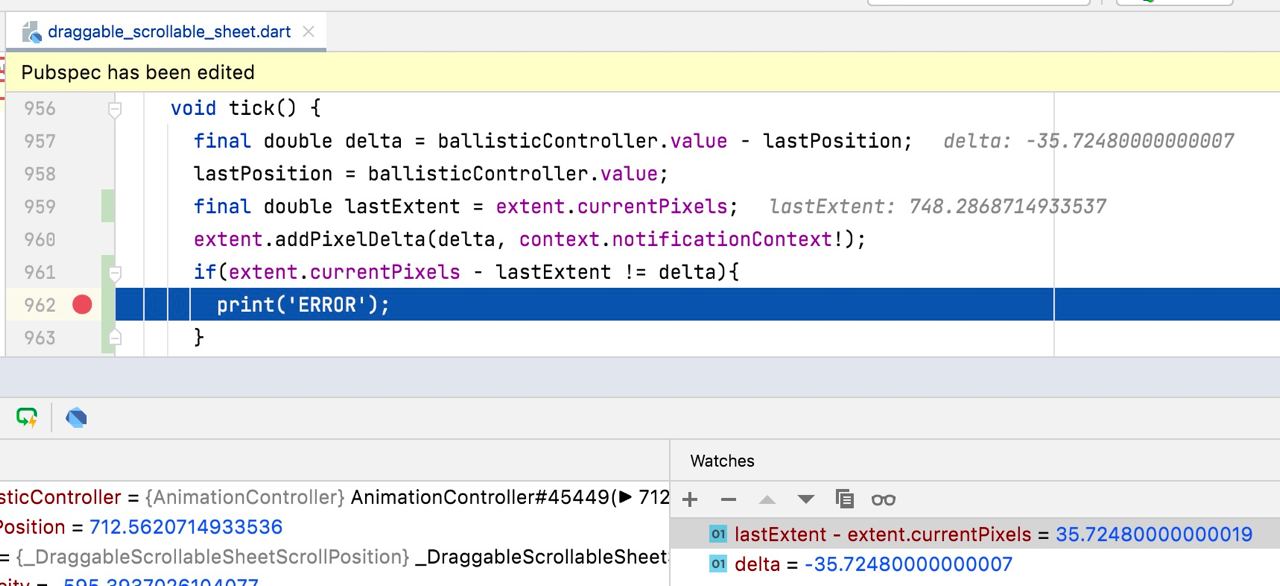 Draggablescrollablesheet Precision Issue In Updatesize · Issue 108266 · Flutterflutter · Github 7450