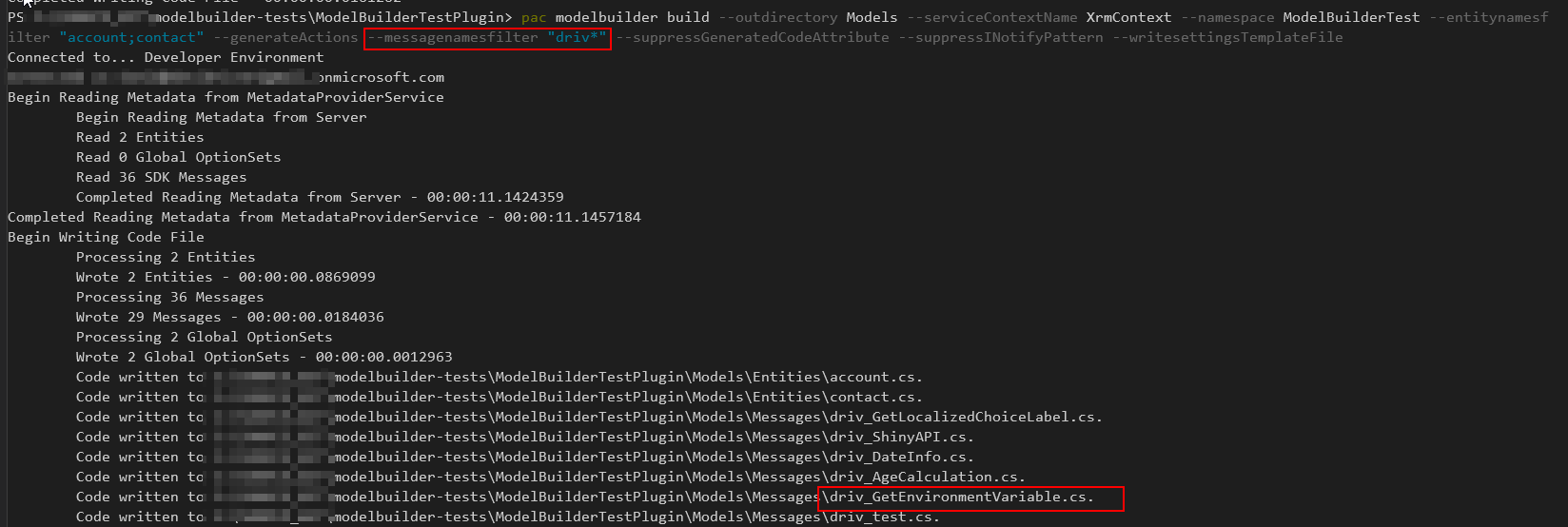 pac modelbuilder - generateActions and messagenamesfilter inconsistencies · Issue #495 ...
