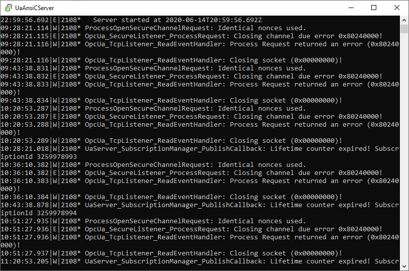 UA Client disconnects after LifeTime counter expired · Issue #3697 · open62541/open62541 · GitHub