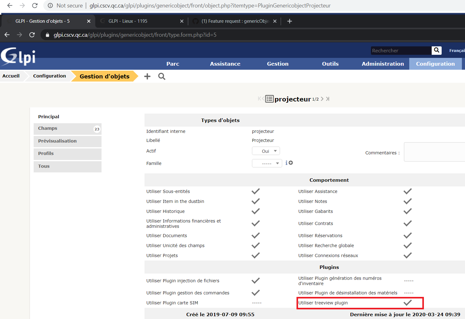 Feature request : genericObject plugins compatibility · Issue #24 · pluginsGLPI/treeview · GitHub