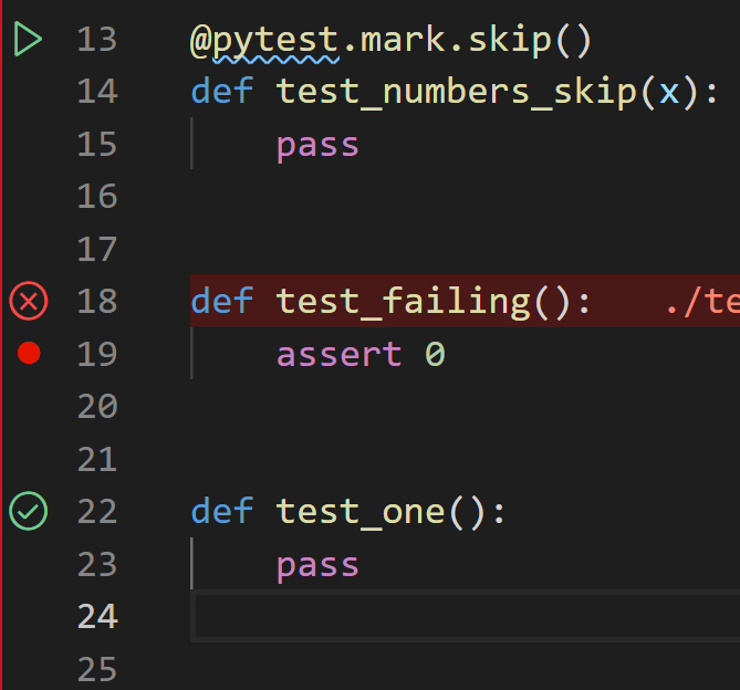 Replace Unit Test Adornments By Empty Non Numbered Lines While Re