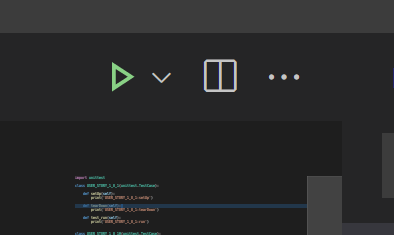 In VS code at the time of running python script , code runner button ...