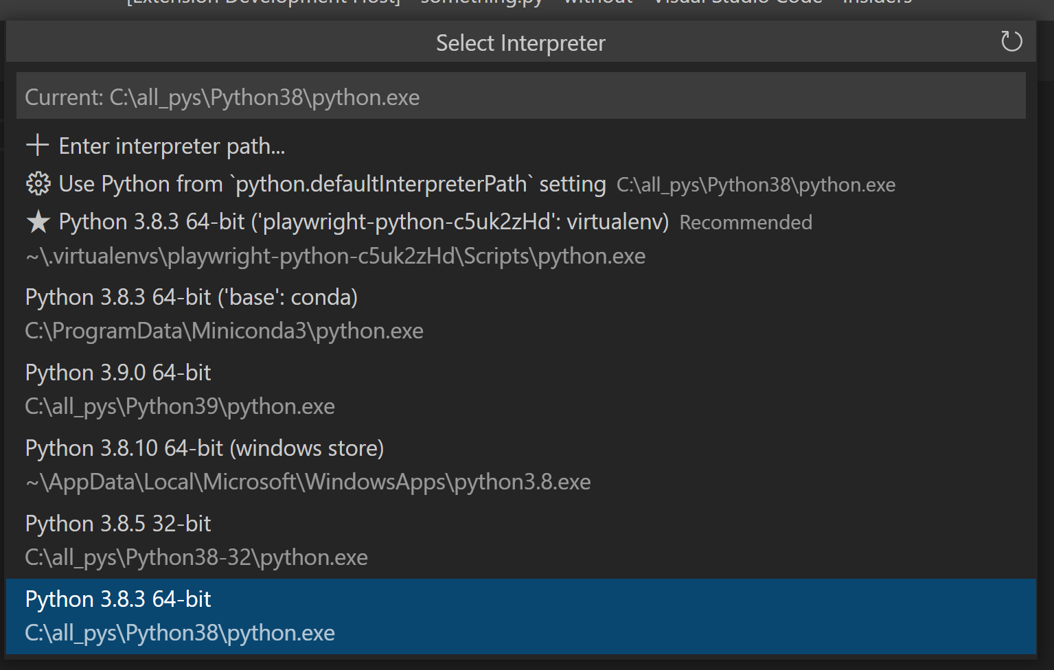We are recommending `virtualenv` that is unrelated to the current project · Issue #17118 ...