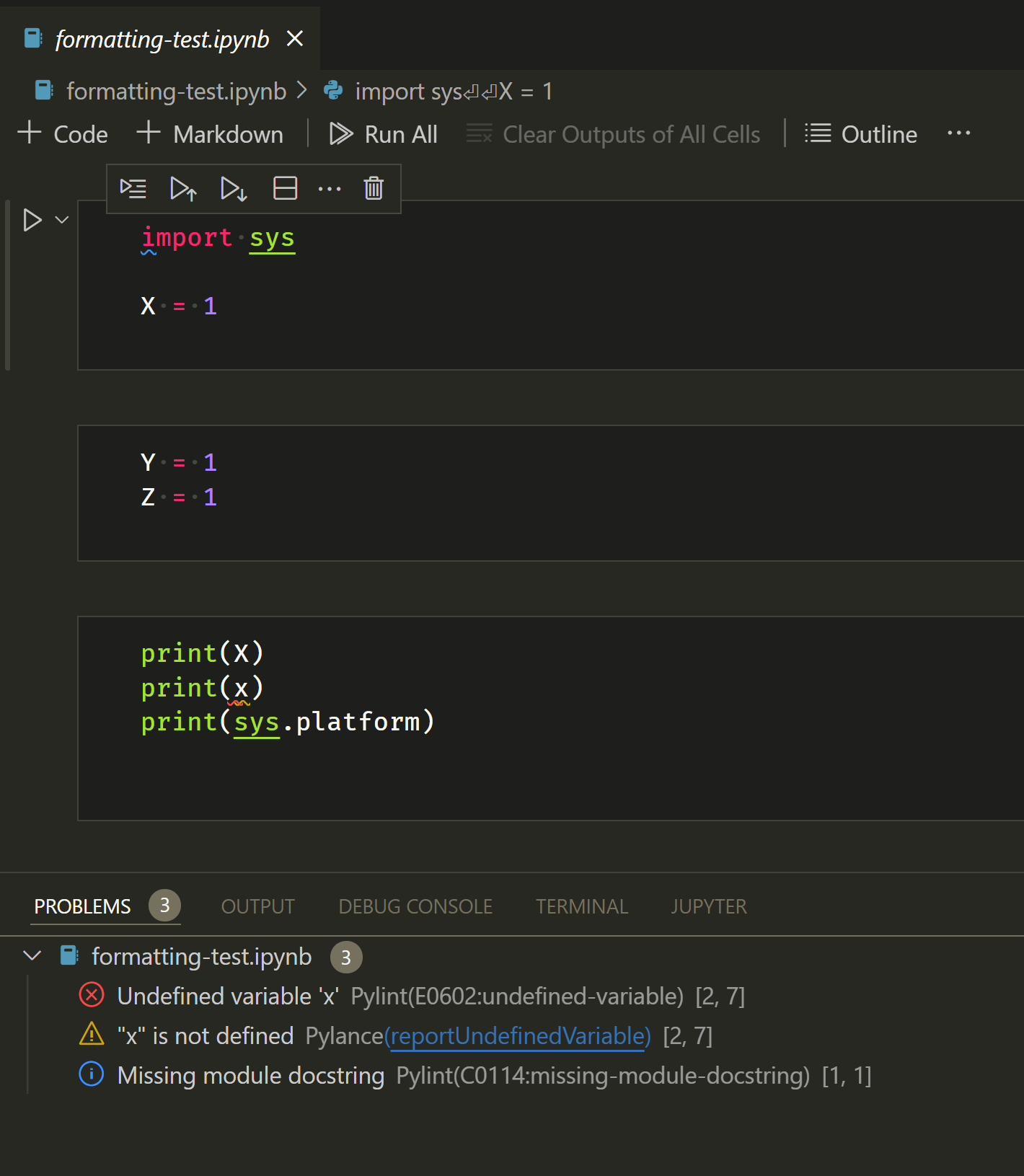 Line Numbers In The Problems Windows Not Easy To Read When It Comes To Cells · Issue 143435